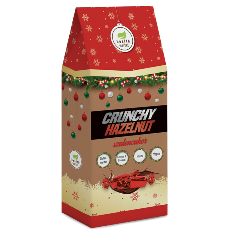 Bomboane de pom fara gluten cu alune 250gr Health Market – VeveritaVerde.ro